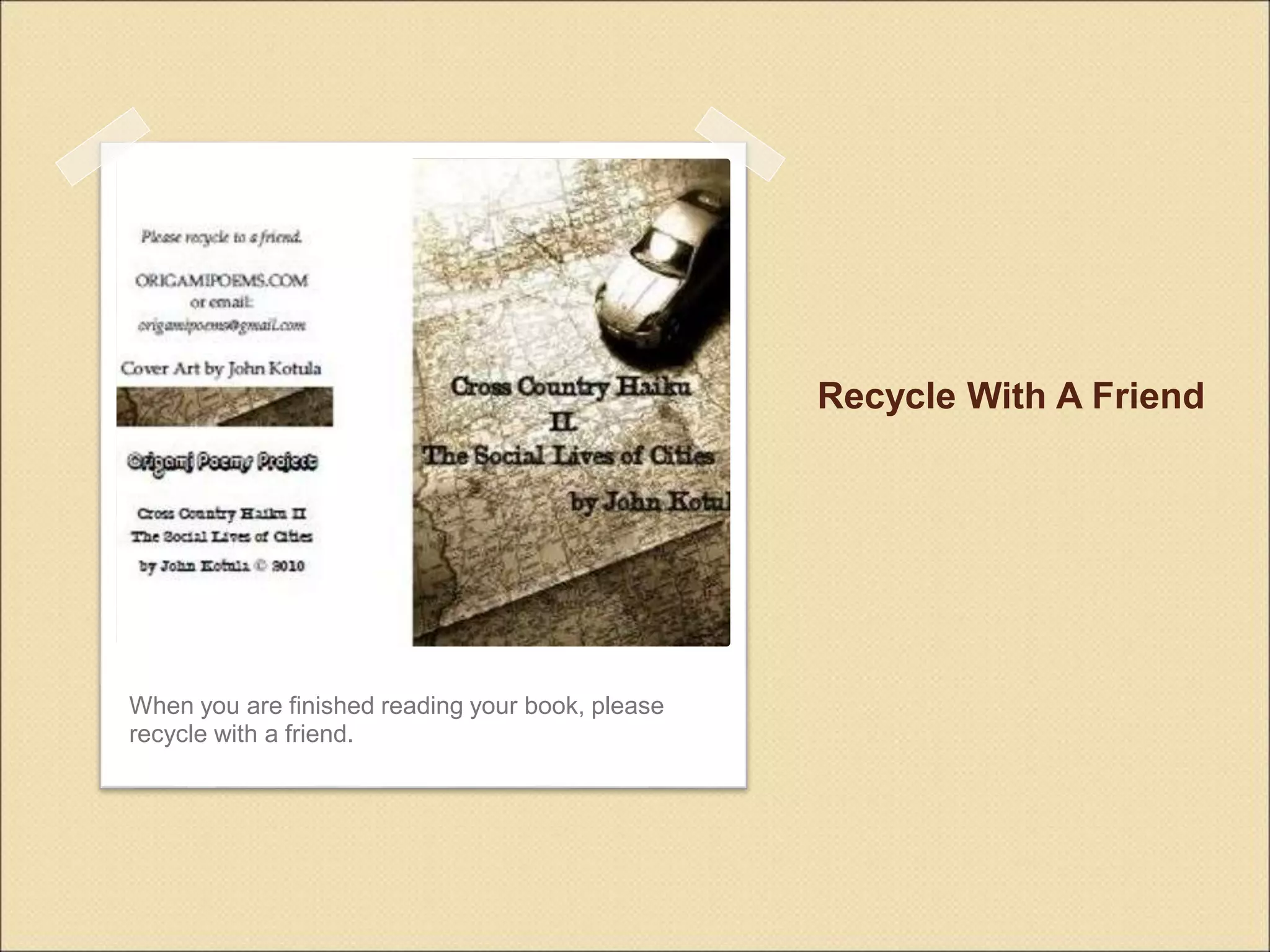 Folding An Origami Poems Book 2 | PPT