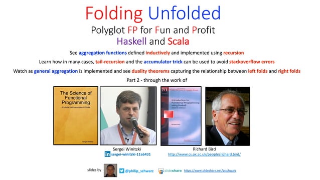 Folding Unfolded - Polyglot FP for Fun and Profit - Haskell and Scala Part 2 - with minor ...