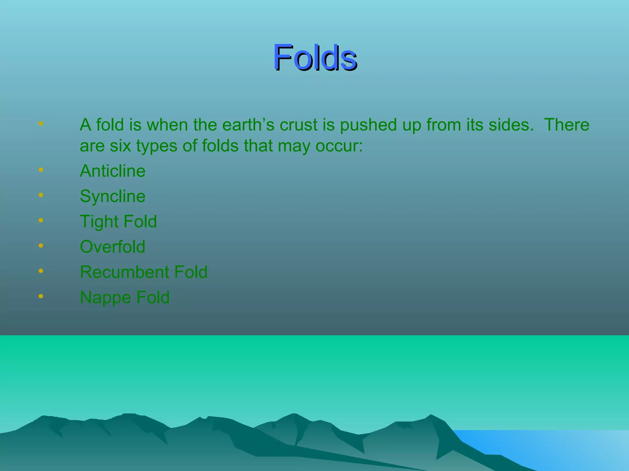 Folding and faulting | PPT