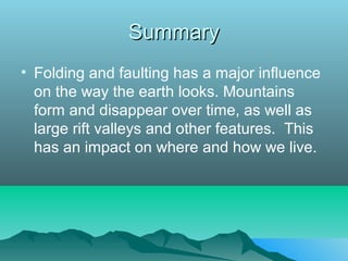 Folding and faulting | PPT