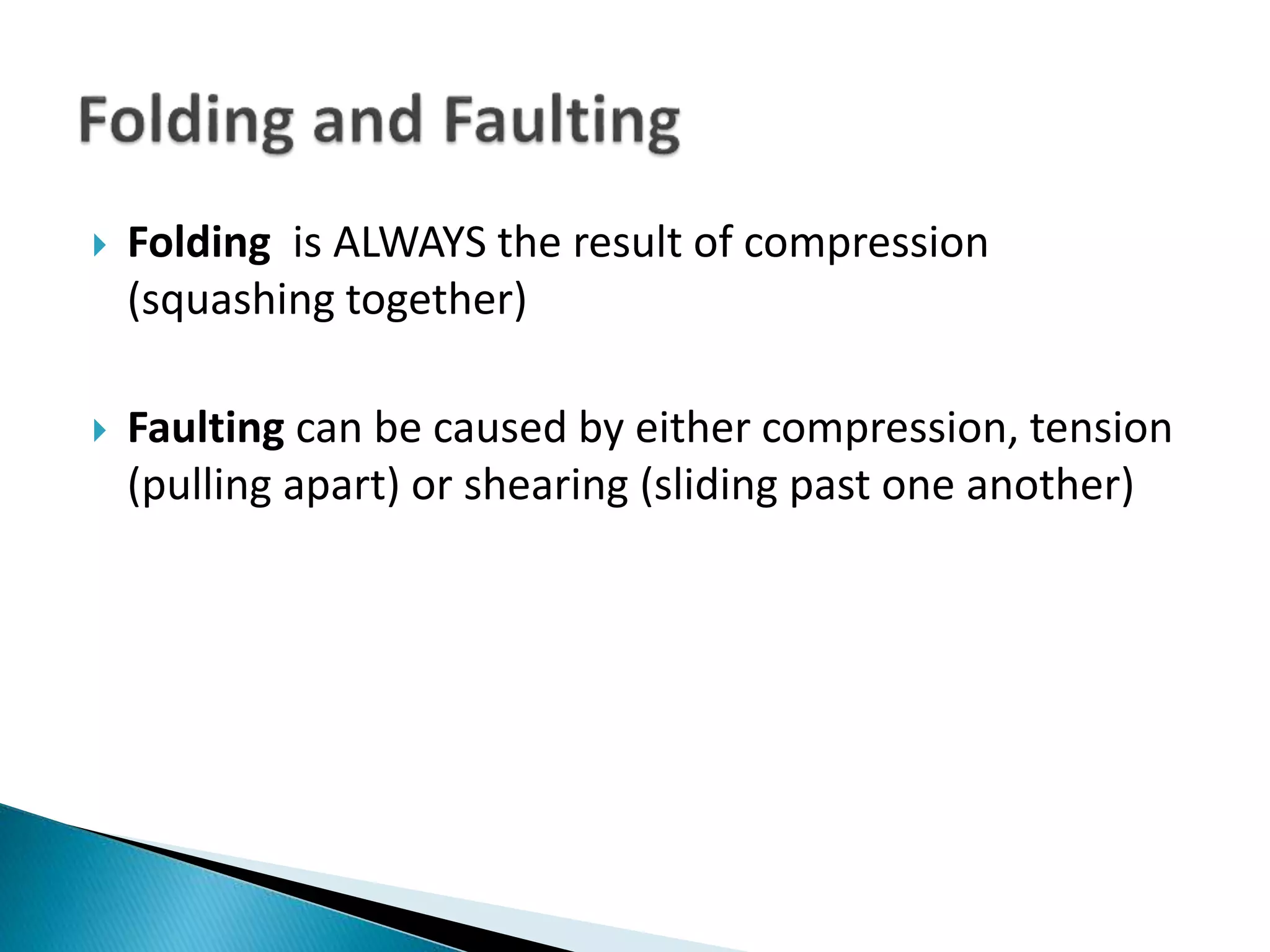 Folding and faulting | PPTX