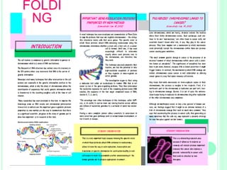 Folding molecular biology | PPT