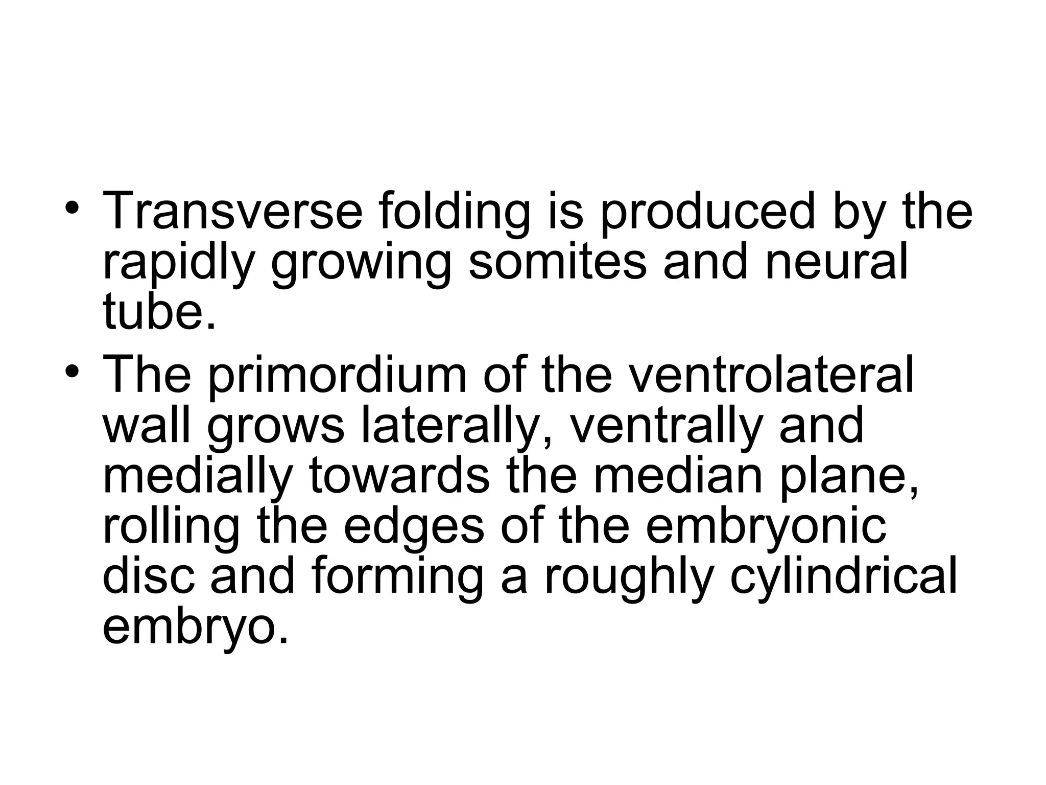 Folding of embryo | PPT