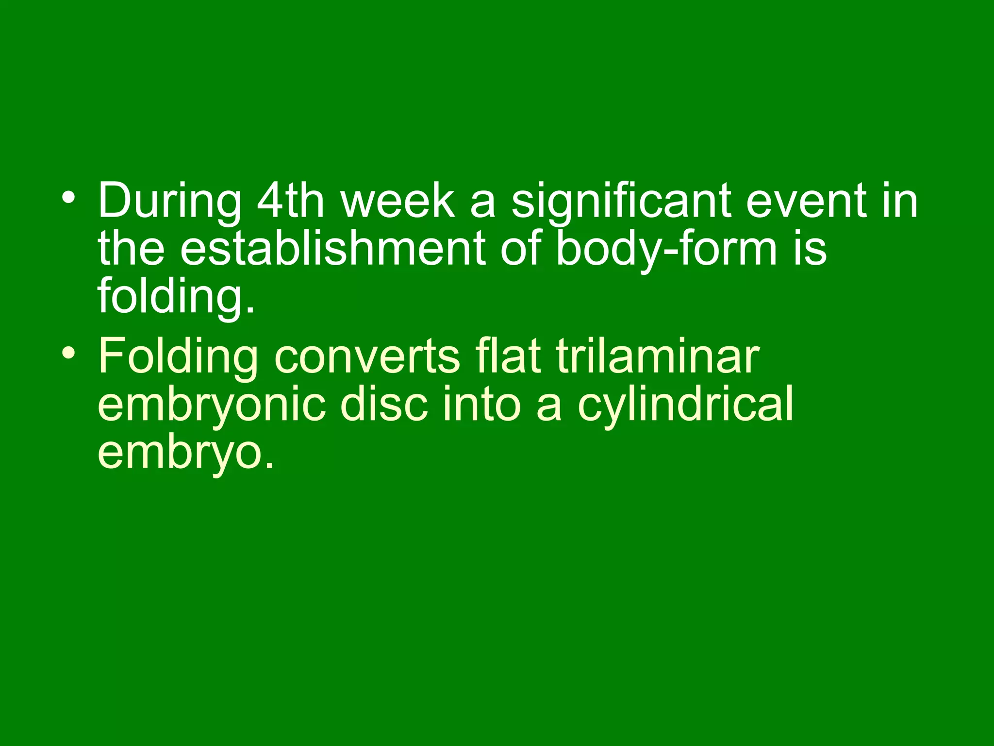 Folding of embryo | PPT
