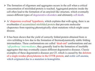 Folding of Protein and Chaperons and various protein.pptx