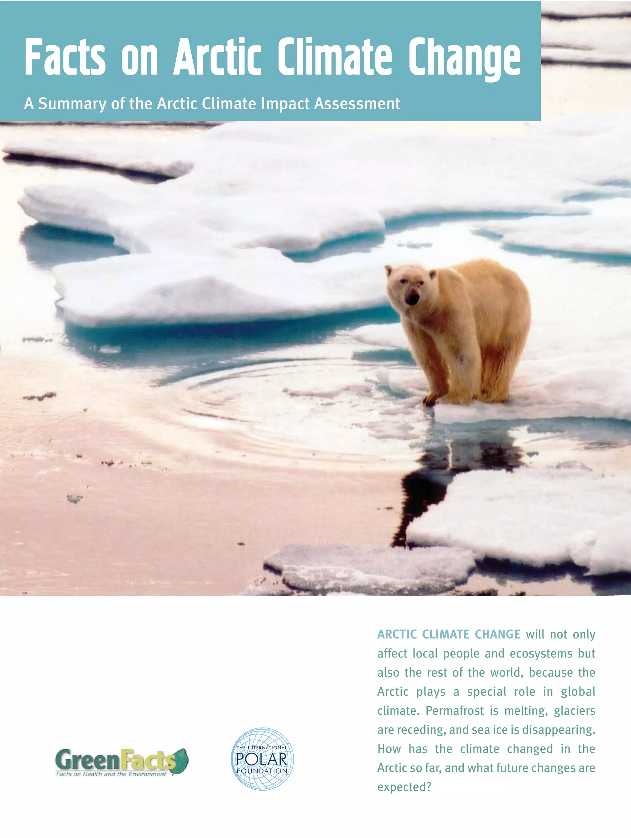 Scientific Facts on Arctic Climate Change | PDF