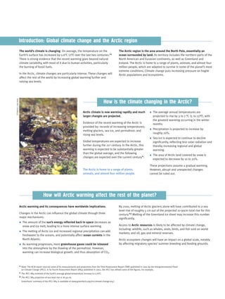 Scientific Facts on Arctic Climate Change | PDF
