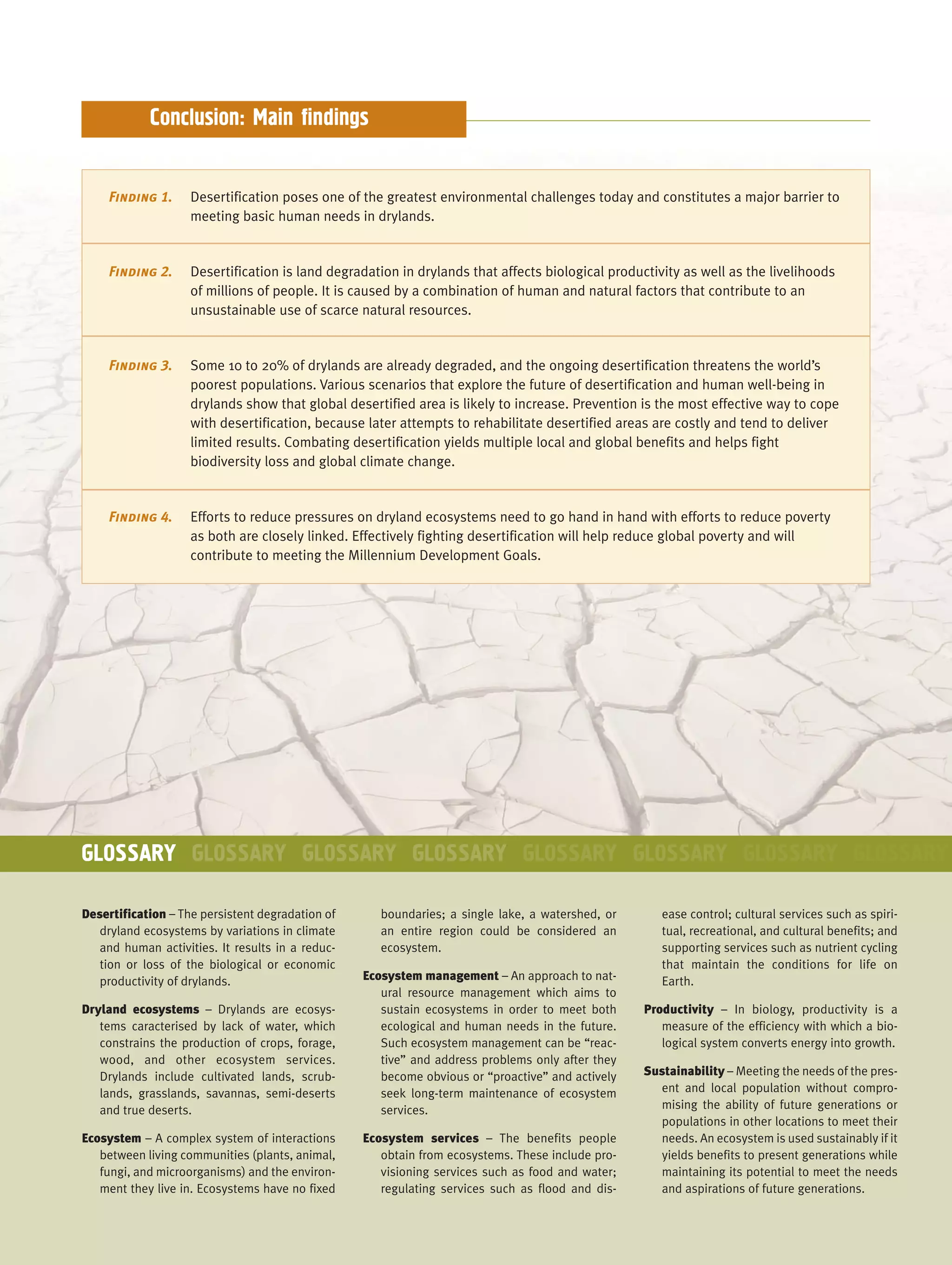 Scientific Facts on Desertification | PDF