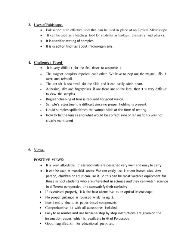 Foldscope | DOCX