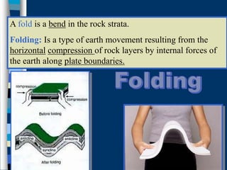 Concept of Folds & Faults in Geology Mining Engineering | PPT