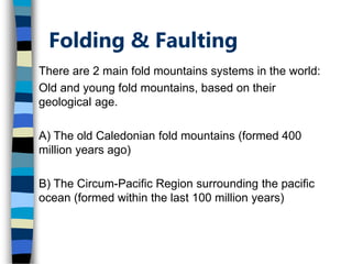 Concept of Folds & Faults in Geology Mining Engineering | PPT