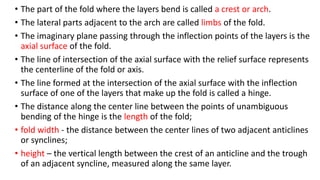 Folds (plicative dislocation).pptx.There are | PPT
