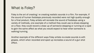 Foley | PPT
