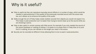 Foley | PPT