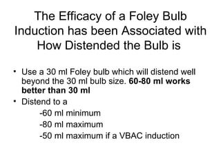 Foley bulb | PPT