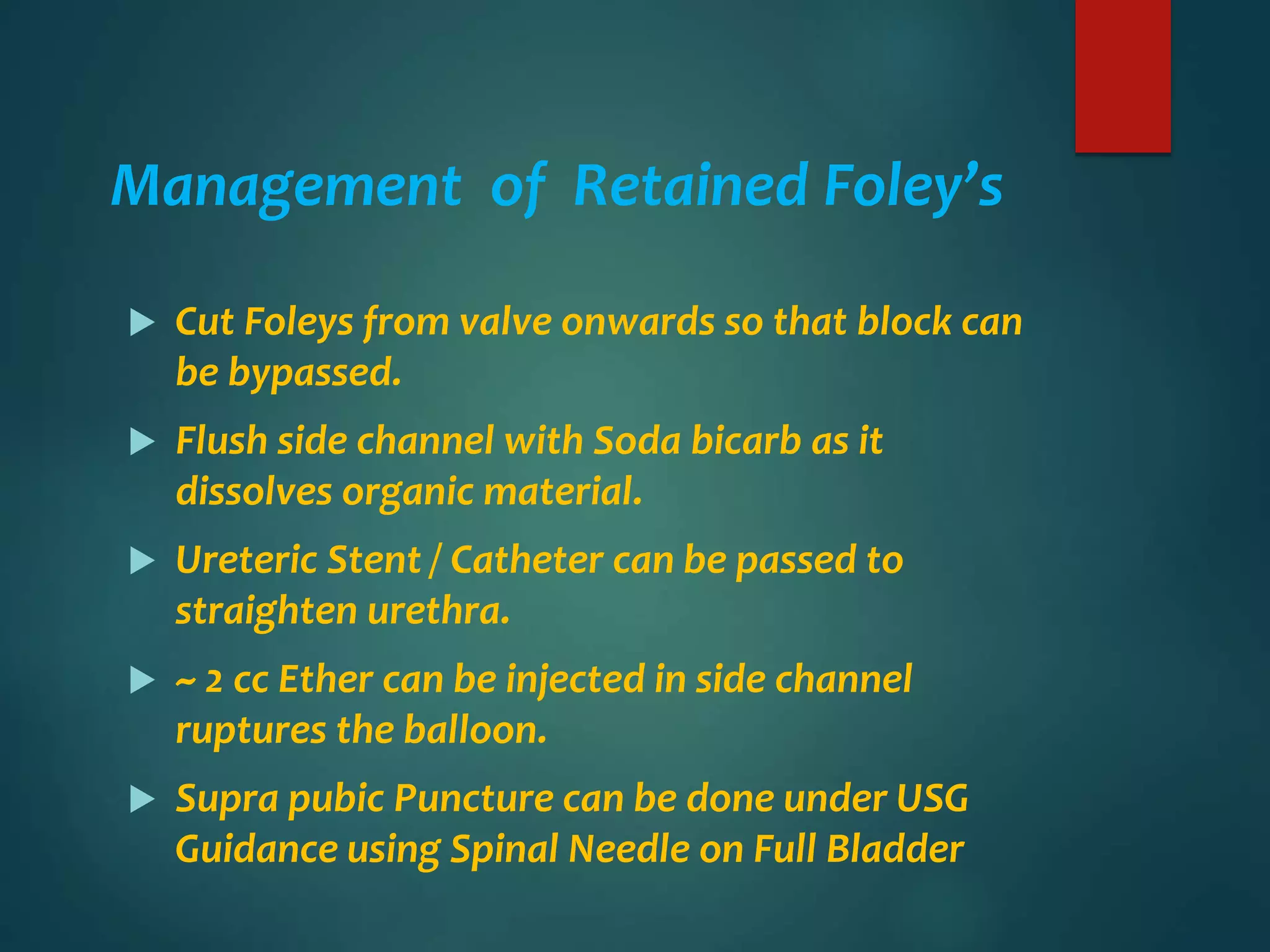 Foleys catheter | PPTX