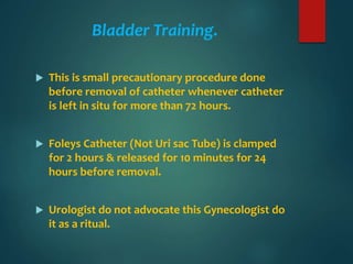 Foleys catheter | PPTX