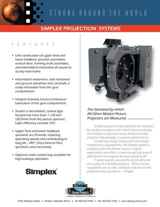 Folheto simplex proj millennium | PDF