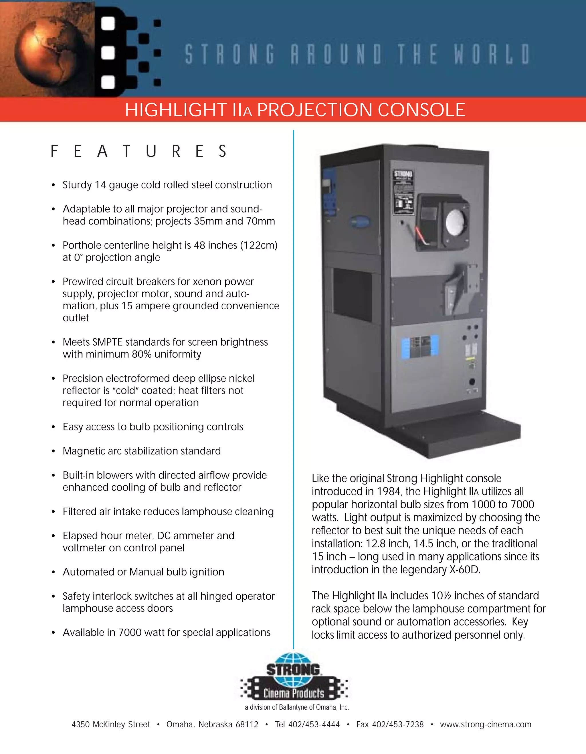 Folheto strong console hi lite 2a | PDF