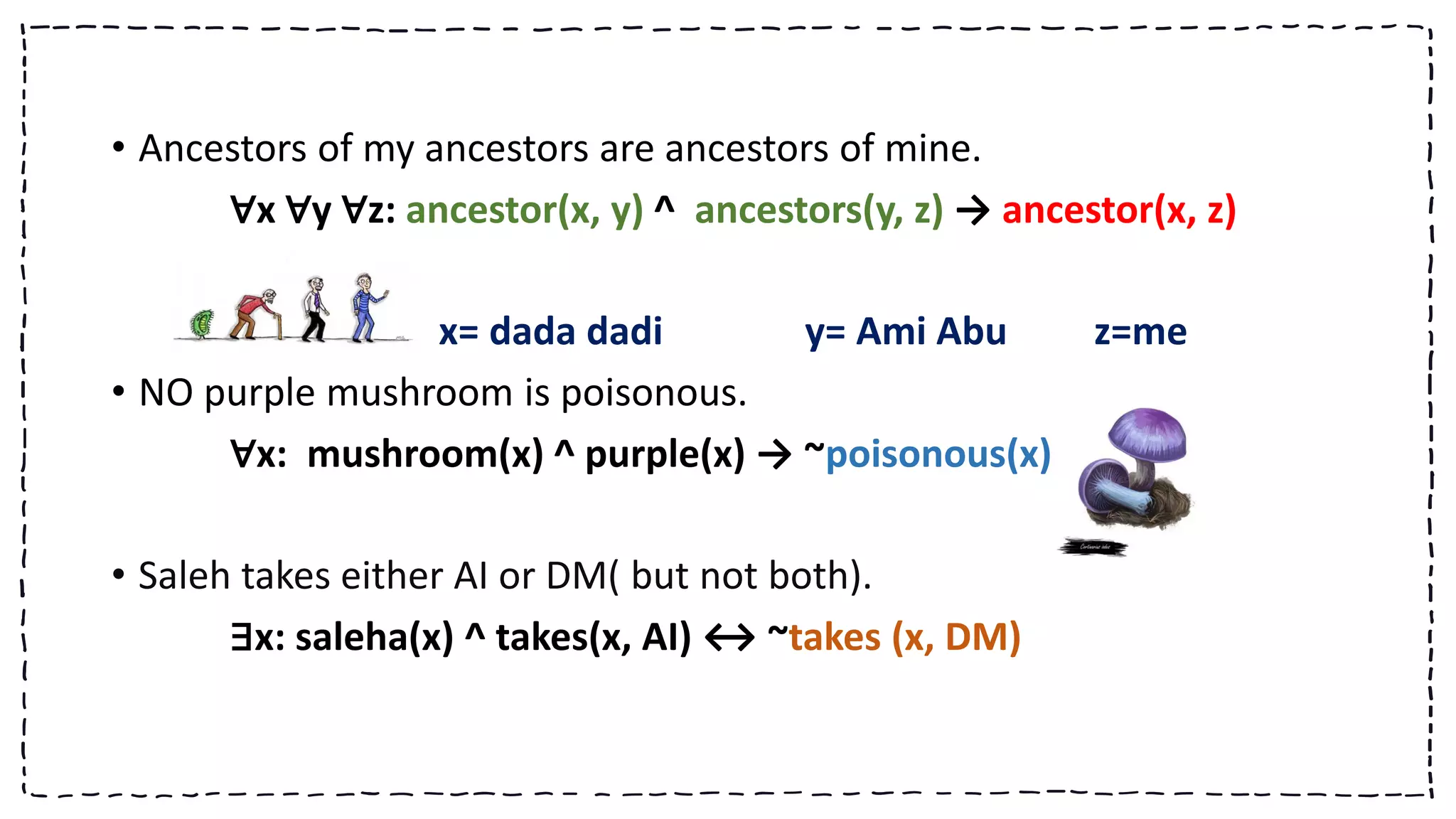First Order Predicate Logic Examples| Different Examples | PPT