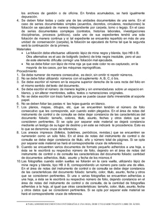 Foliacion en archivos agn | DOCX