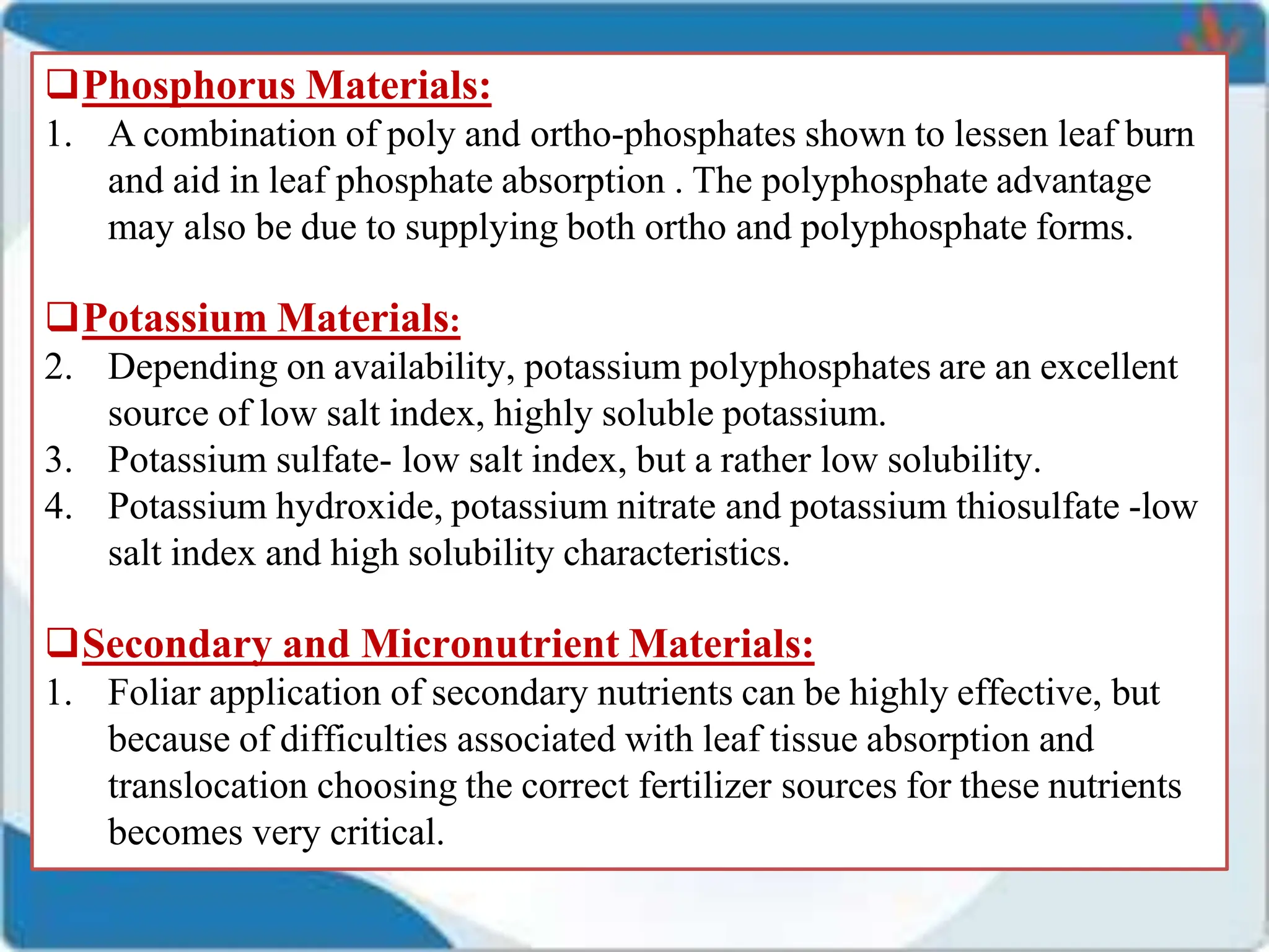 Foliar Application Nutrients To Plant Pptx