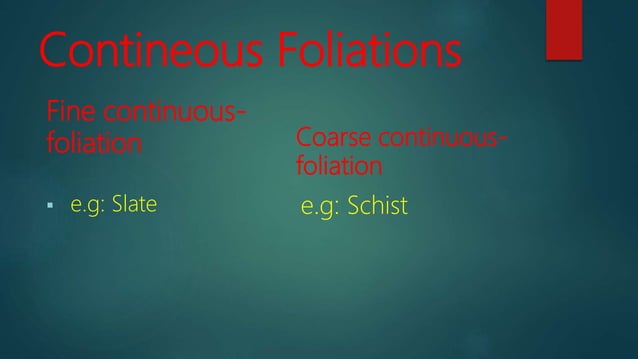 Foliation and lineation | PPT