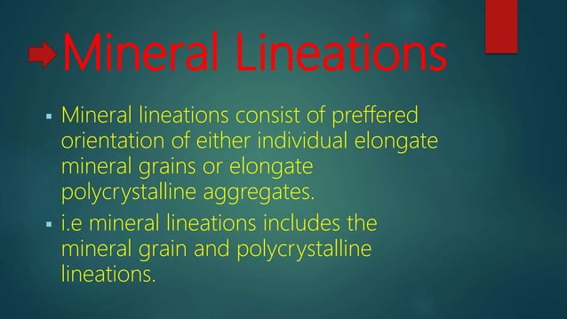 Foliation and lineation | PPT