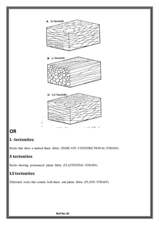 Foliation and lineation | DOCX