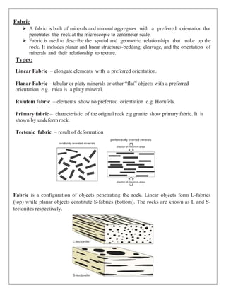 Foliation and lineation | PDF