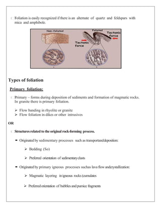 Foliation and lineation | PDF