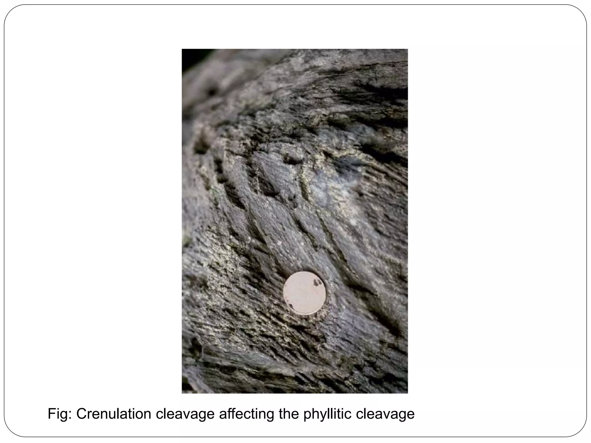 Types of Foliations and lineations and their characteristics | PPTX