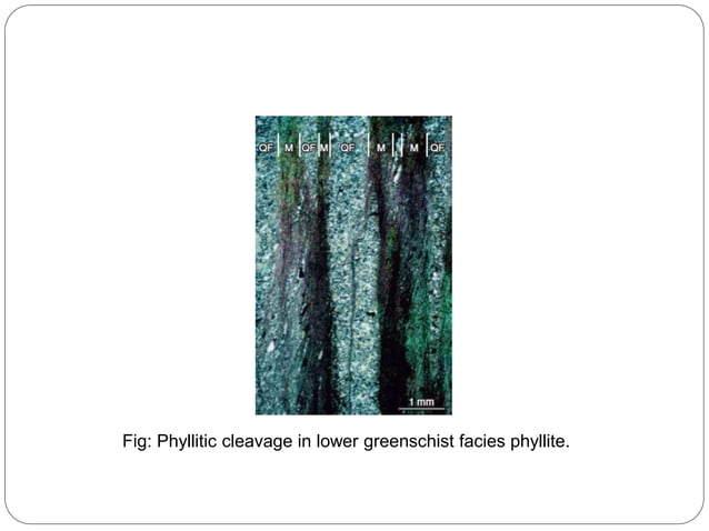 Types of Foliations and lineations and their characteristics | PPTX