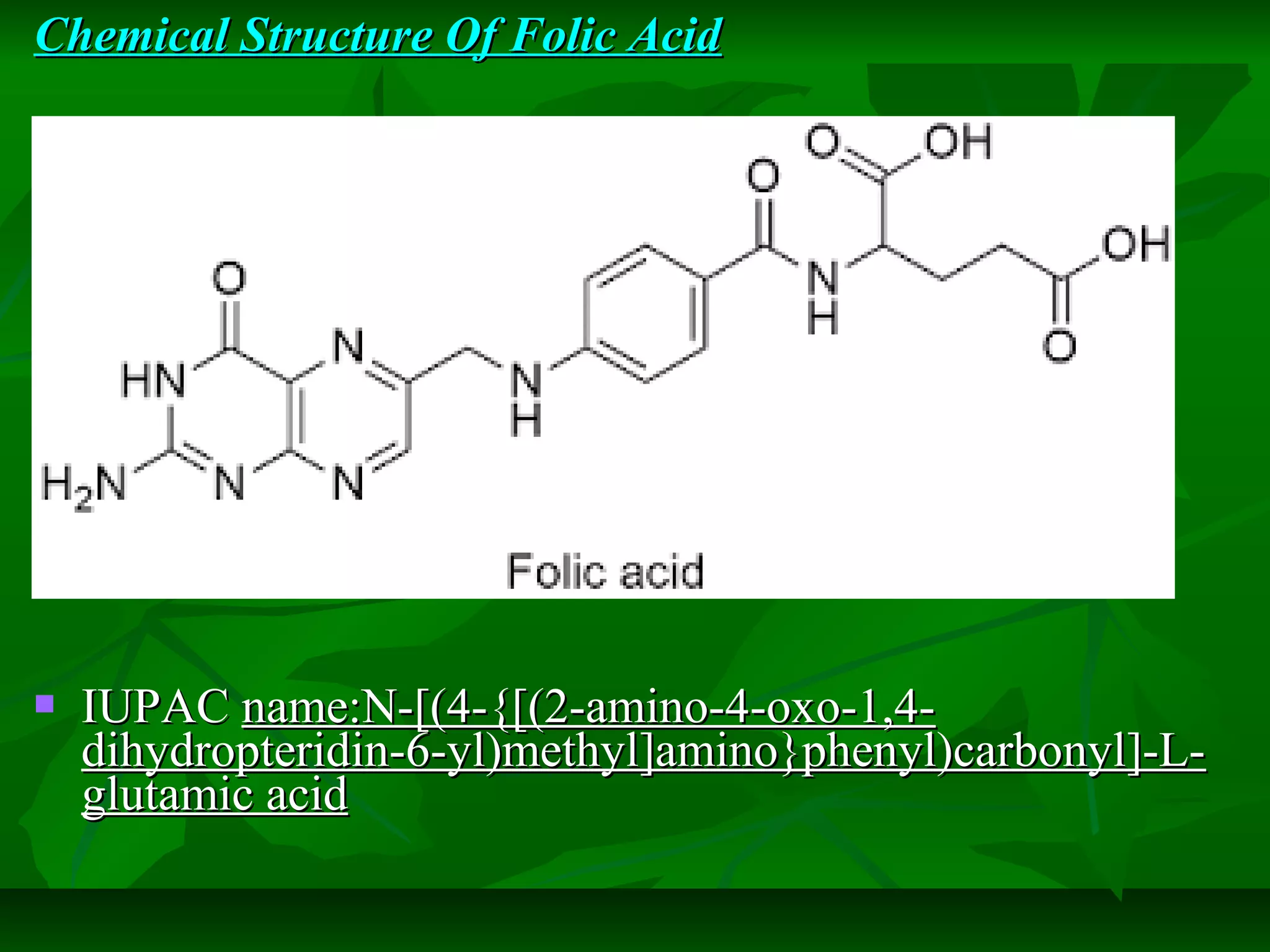 Folic acid | PPT