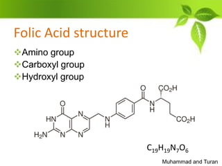 Folic acid and derivatives | PDF