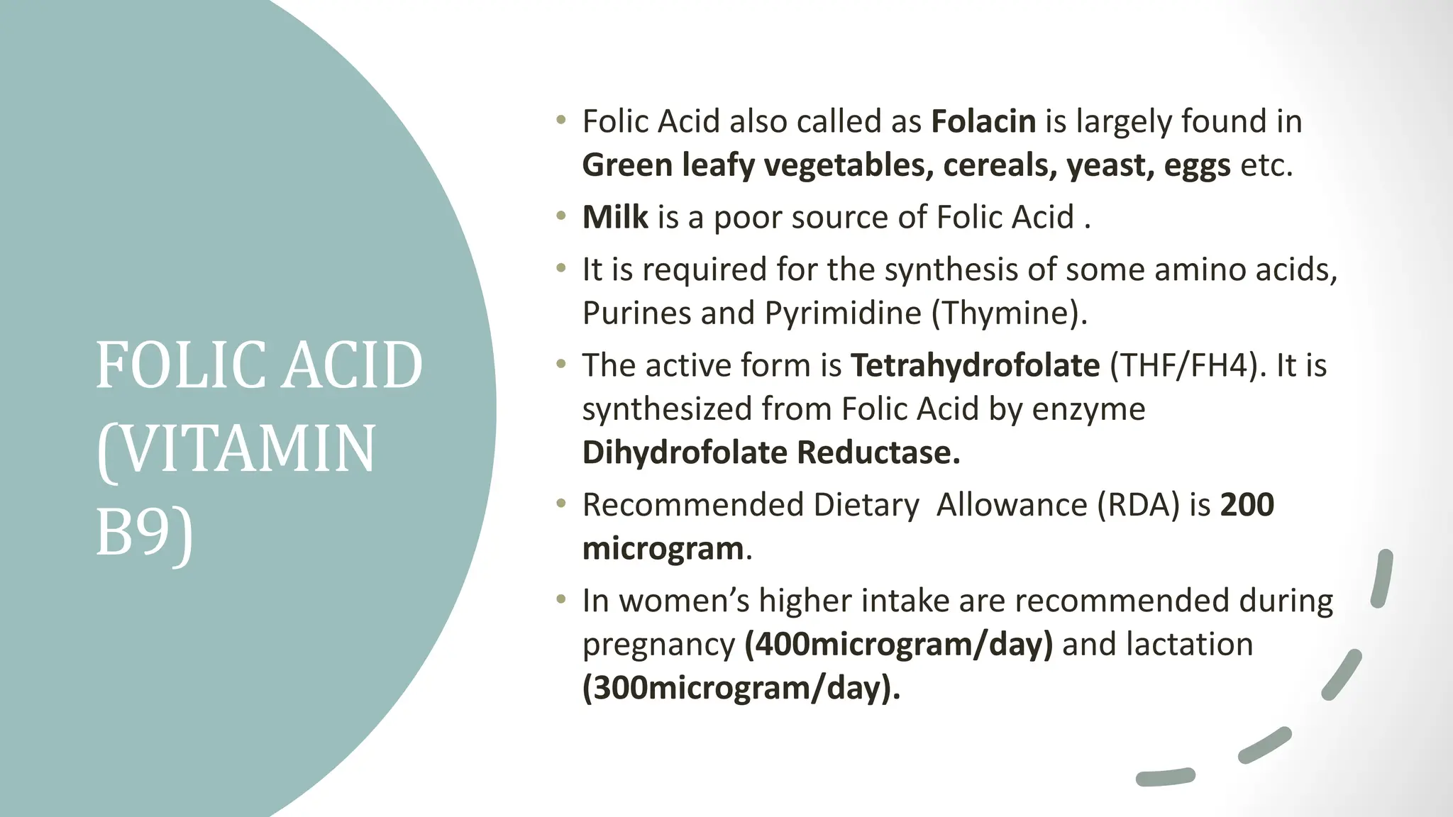 folic acid and effect on RBC production .pptx