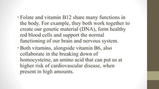 folic acid and effect on RBC production .pptx