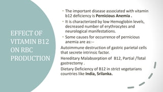 folic acid and effect on RBC production .pptx