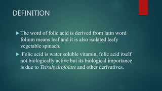 Folic acid | PPTX