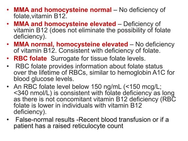 FOLIC ACID DEFICIENCY.pptx | Blood Disorders | Diseases and Conditions
