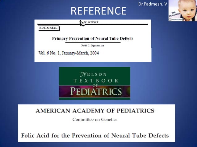 Folic acid in neural tube defect... Dr.Padmesh | PPTX | Pregnancy ...
