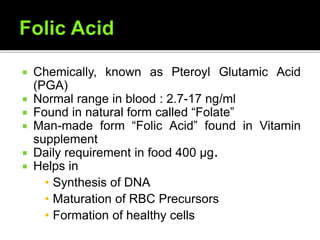 Folic acid & Leukemia | PPT