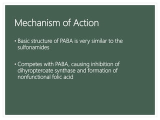 Folic acid synthesis inhibitors | PPTX