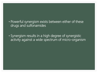 Folic acid synthesis inhibitors | PPTX