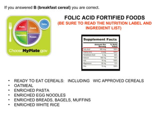 Folic acid updated 9_2012 | PPT