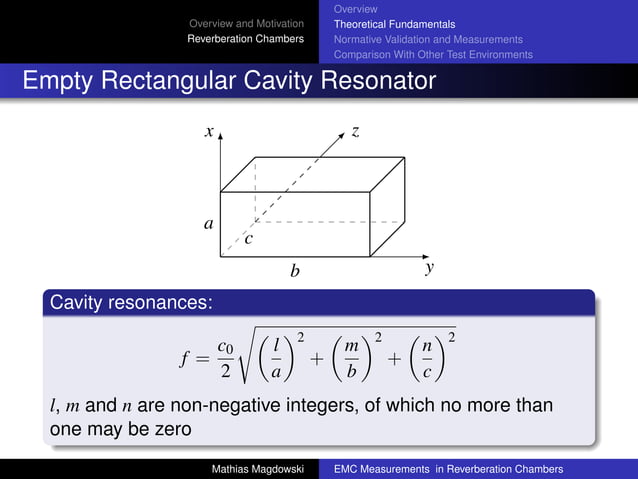 EMC Measurements in Reverberation Chambers | PPT
