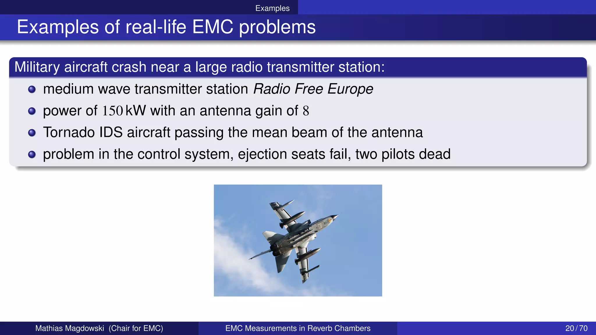 Electromagnetic Compatibility Measurements In Reverberation Chambers Ppt