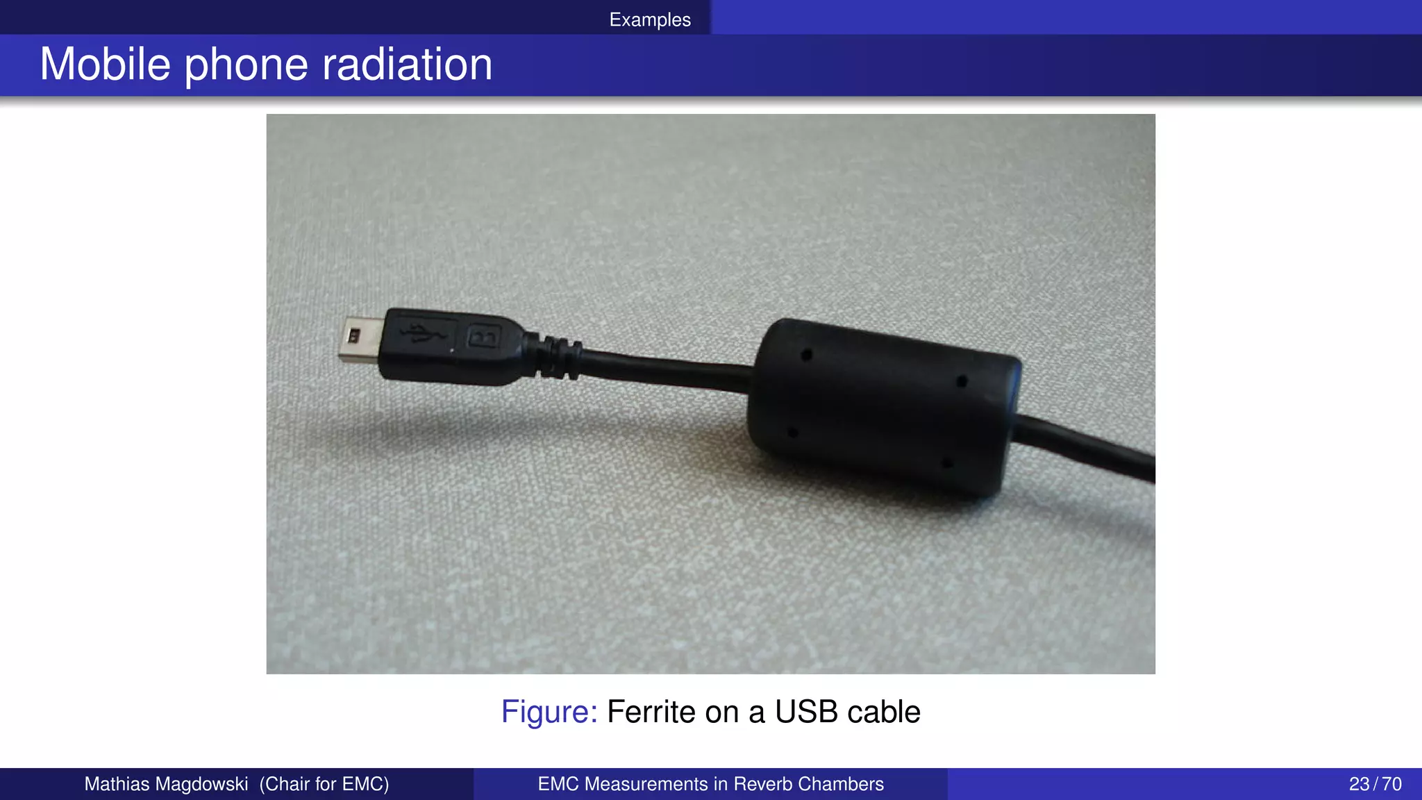 Electromagnetic Compatibility Measurements In Reverberation Chambers Ppt