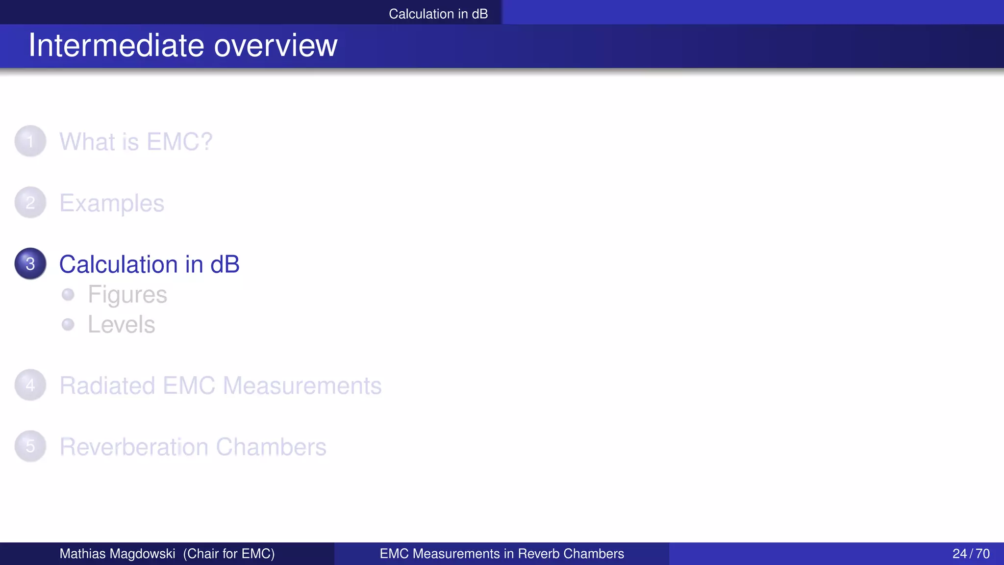 Electromagnetic Compatibility Measurements In Reverberation Chambers Ppt