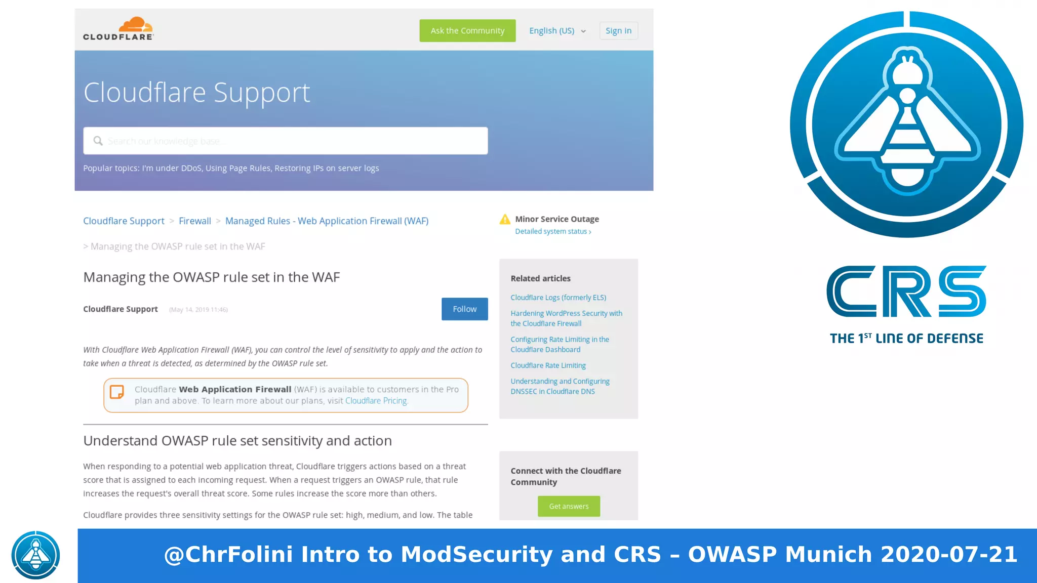 Introduction To Modsecurity And The Owasp Core Rule Set Ppt